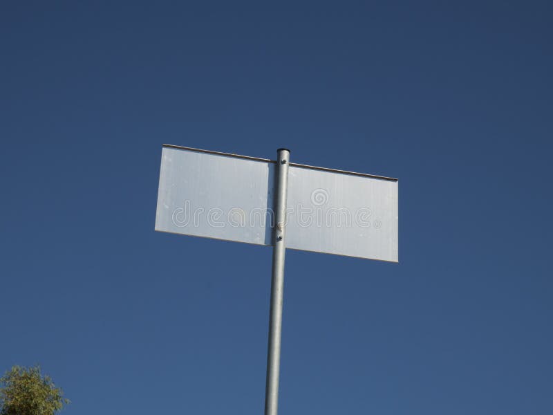 Back of a Road Direction Sign Stock Image - Image of asphalt, road ...