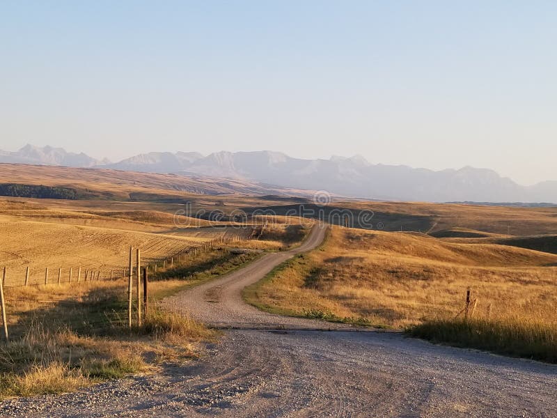 Back Roads in Alberta Canada Stock Image - Image of driving, roads ...