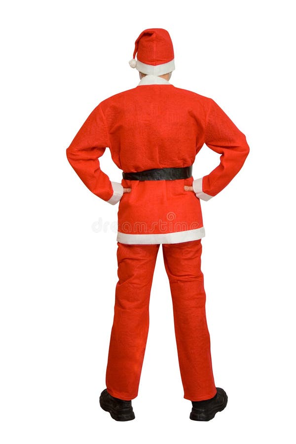 Back of Santa Claus stock photo. Image of xmas, santa - 1609292