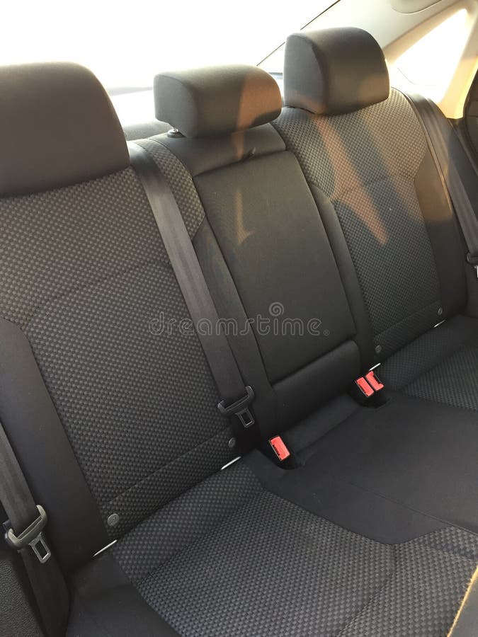 Back seat of Large Sedan stock photo. Image of sedan - 140410894