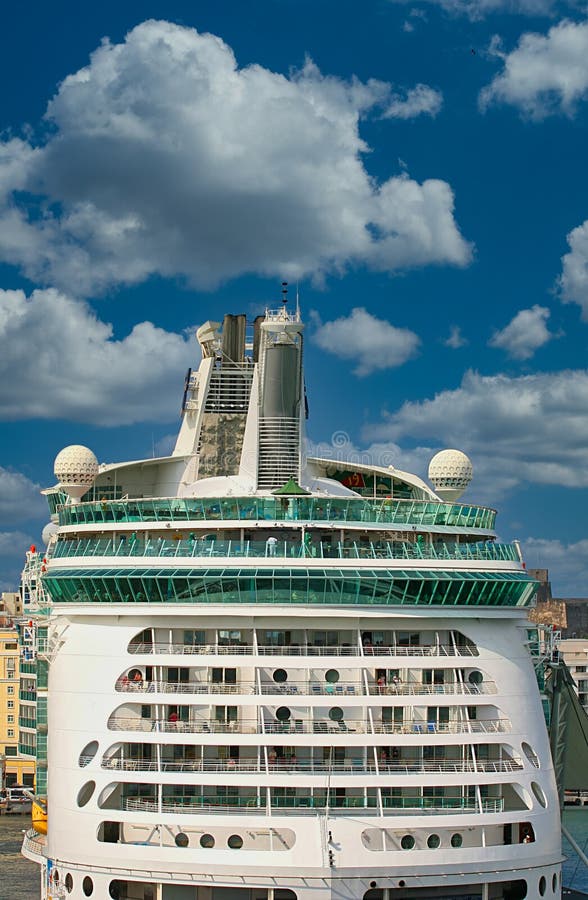 Back of Ship in Port stock image. Image of transport - 169513171