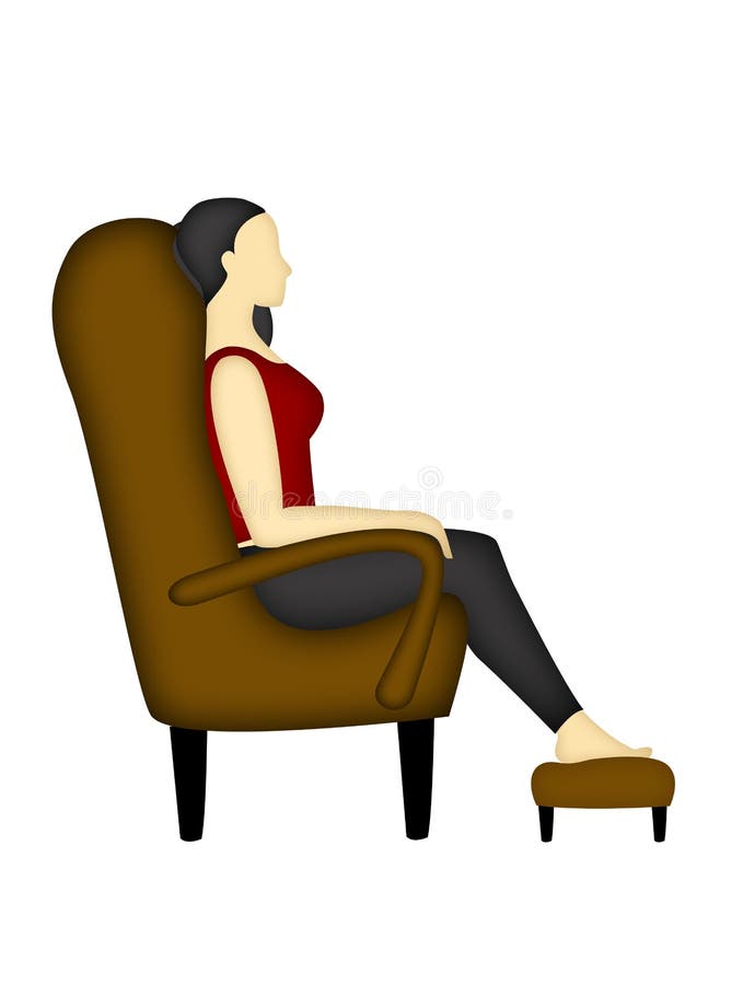 Back and Shoulder Right Position Stock Illustration - Illustration of ...