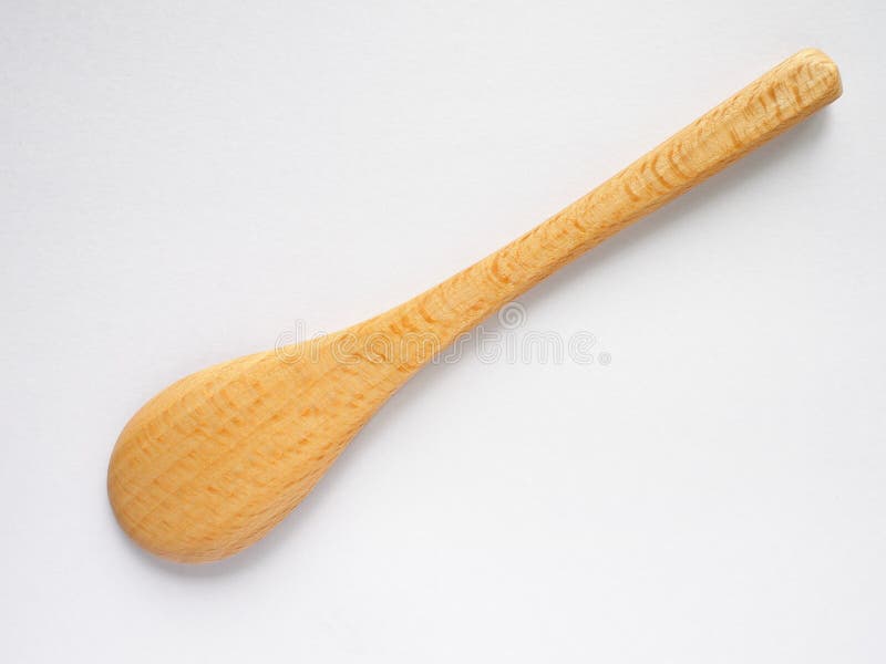 Back side beech wood spoon stock photo. Image of material - 96902584