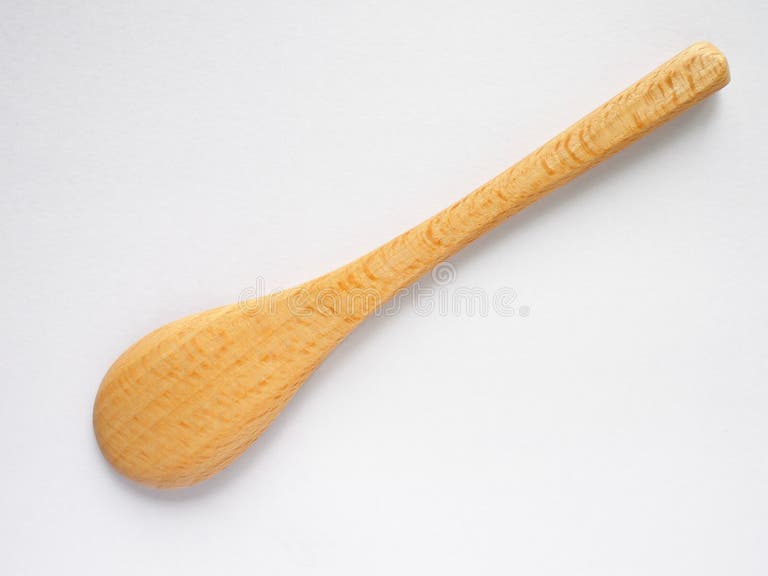 Back side beech wood spoon stock photo. Image of material - 96902584