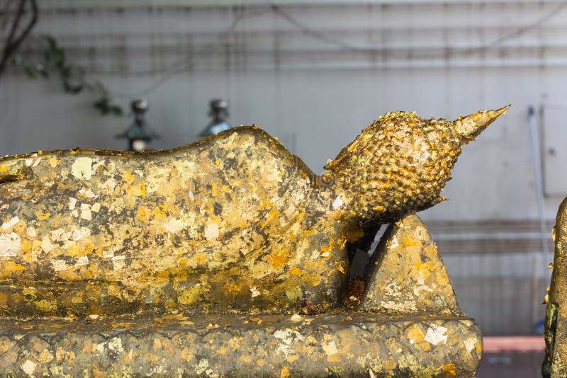 Back Side of Buddha at Wat Pho, Thailand Stock Image - Image of east ...