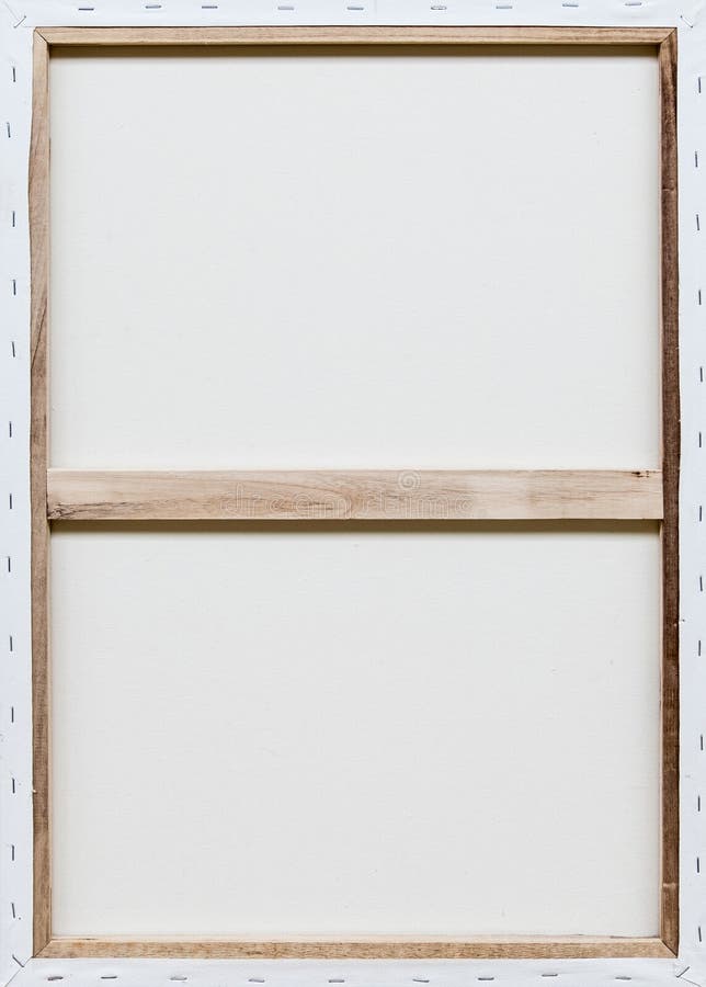 Back Side of the Canvas Frame Stock Image - Image of detail, plank ...