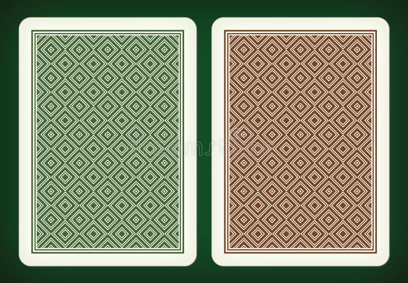 Back Side Design - Playing Cards Vector Illustration Stock Vector ...