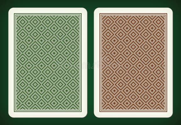 Back Side Design - Playing Cards Vector Illustration Stock Vector ...