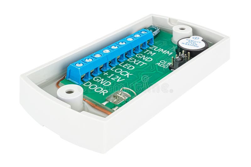 RFID White Cards on Countertop Stock Image - Image of radiofrequency ...