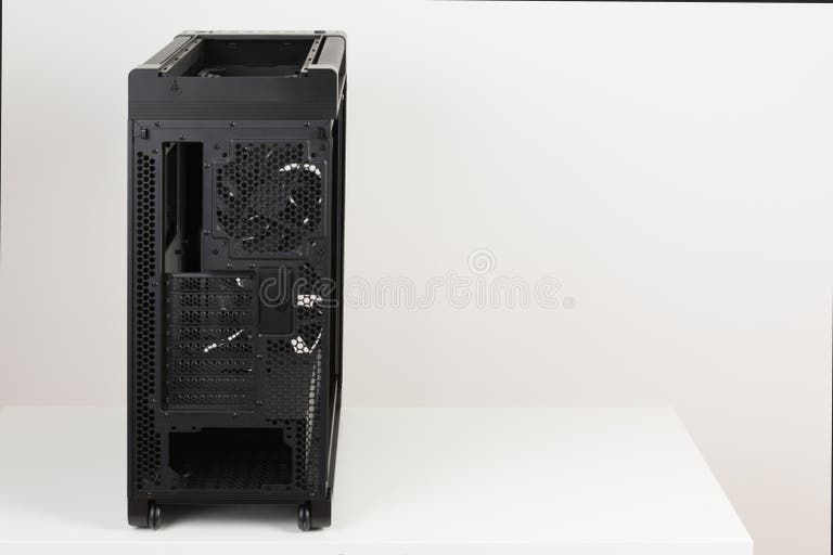Back Side of Empty Big Tower Computer Case, Chassis , Effortless ...