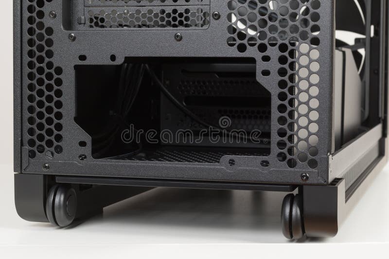 Back Side of Empty Big Tower Computer Case, Chassis , Effortless ...