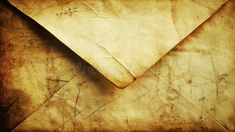 The Back Side of the Envelope is Textured for Copy Space, and Has an ...