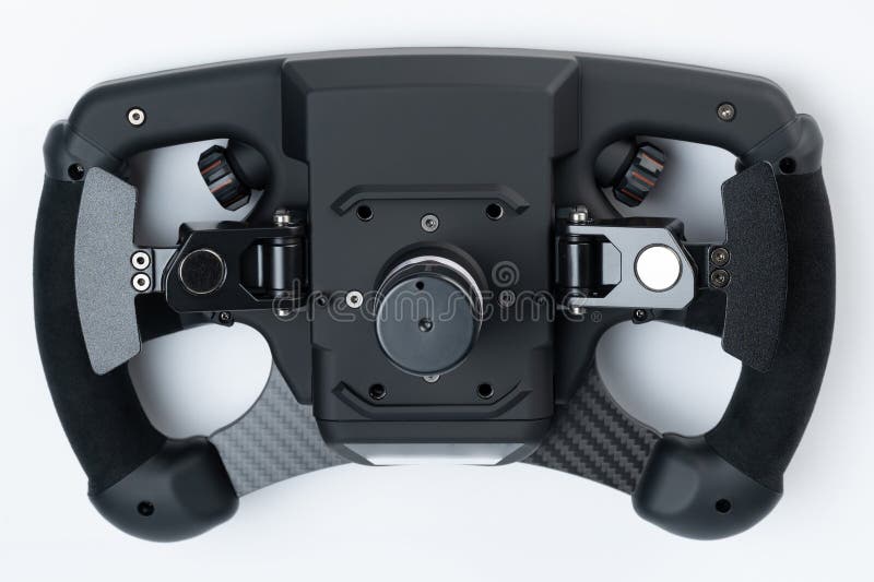 Back Side of Formula Steering Wheel Stock Photo - Image of control ...