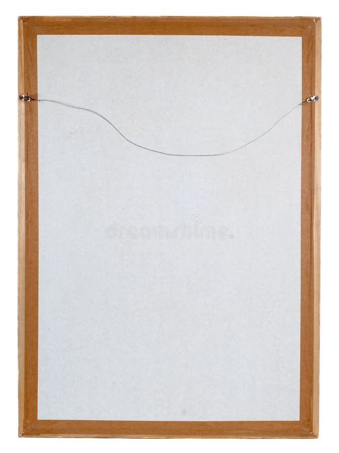 Oil White Canvas Back Side View Stock Photo - Image of retro, gallery ...