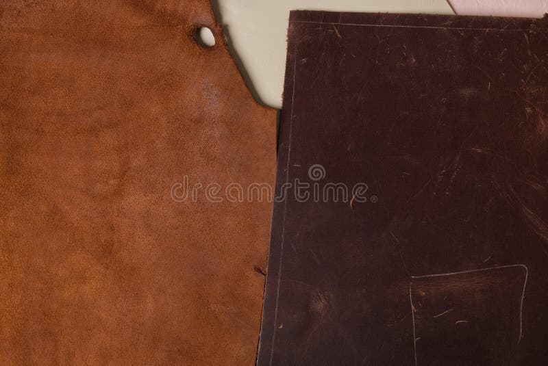 Back Side of a Genuine Leather Texture Background. Stock Photo - Image ...