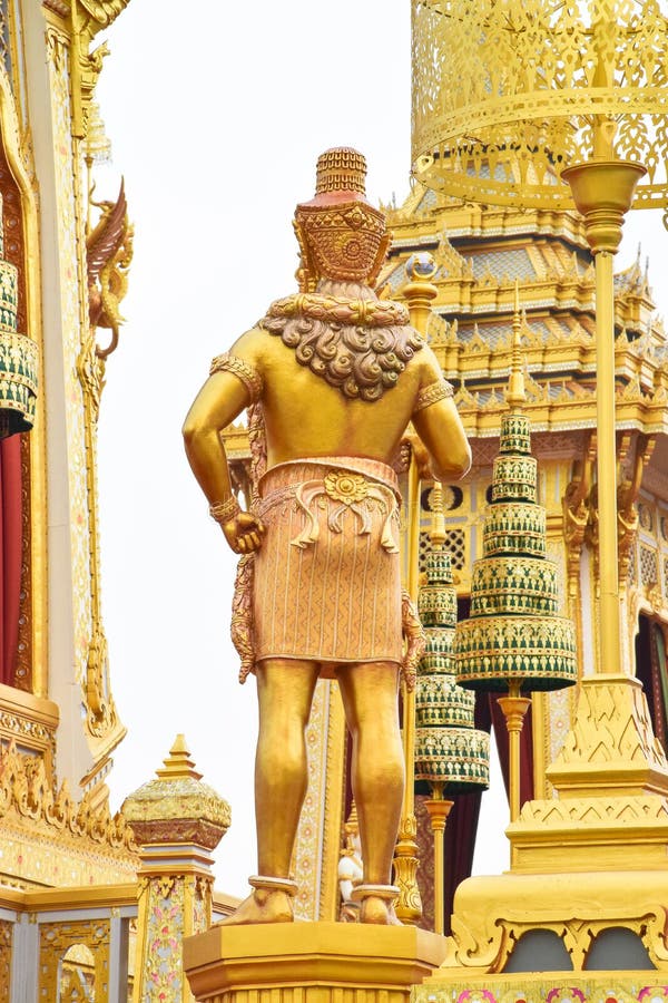 Back Side of Gods, a Mythical Creatures of Asian 171105 0721 Stock ...