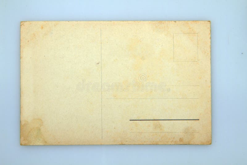 Back side of old postcard stock photo. Image of antique - 194347056 Back side of old postcard stock photo. Image of antique - 194347056