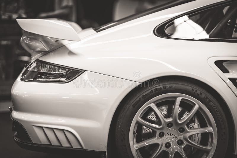 Back Side of a Porsche 997 GT2 Sports Car Editorial Image - Image of ...