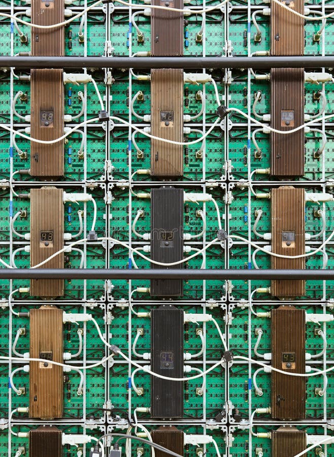 RGB LED Screen Panel Texture Stock Photo - Image of concert, board ...