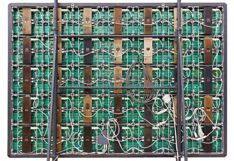 RGB LED Screen Panel Texture Stock Photo - Image of concert, board ...