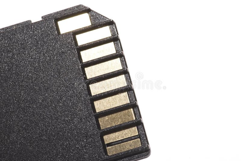 Contacts on a Secure Digital Card Stock Image - Image of contacts ...