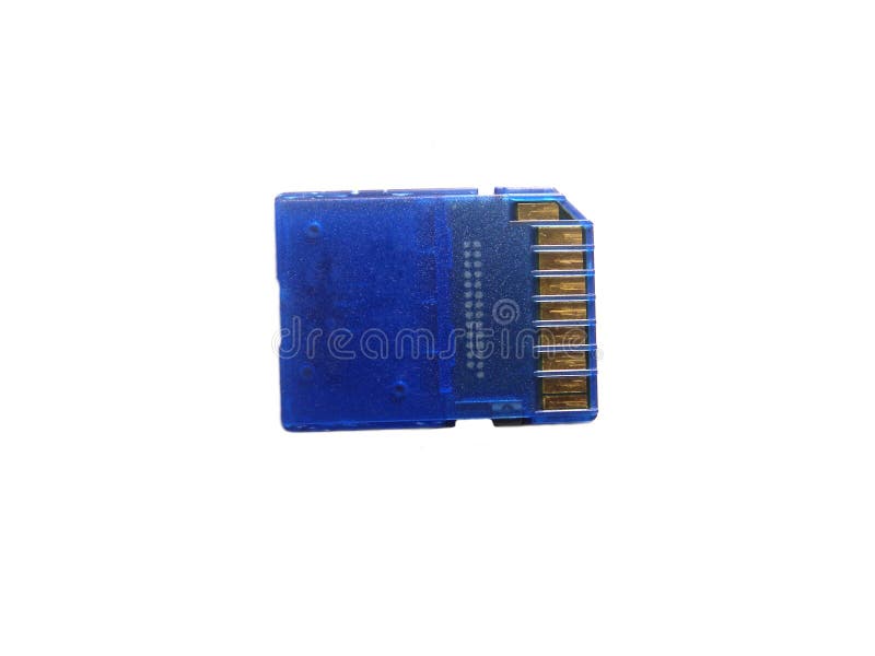 Back Side of Black Memory Card Stock Image - Image of computer, adapter ...