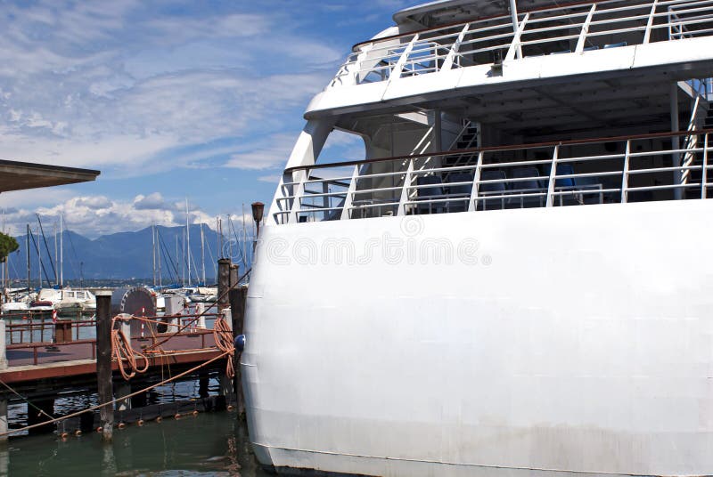 Back Side of the Touristic Ferry Boat. Stock Image - Image of china ...