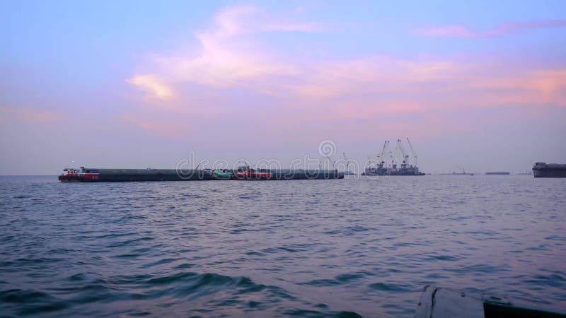 Back and Side View from Ferry Boat Stock Video - Video of passenger ...