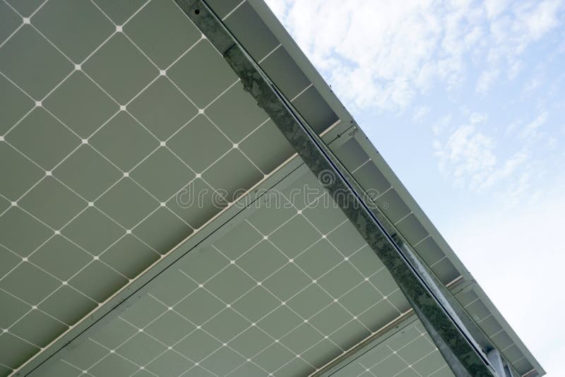 Solar cells stock photo. Image of panel, gardens, cells - 209557024