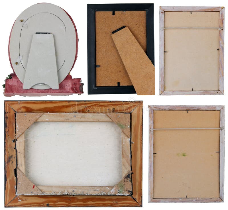 Back sides of photo frames stock image. Image of pattern - 88096881