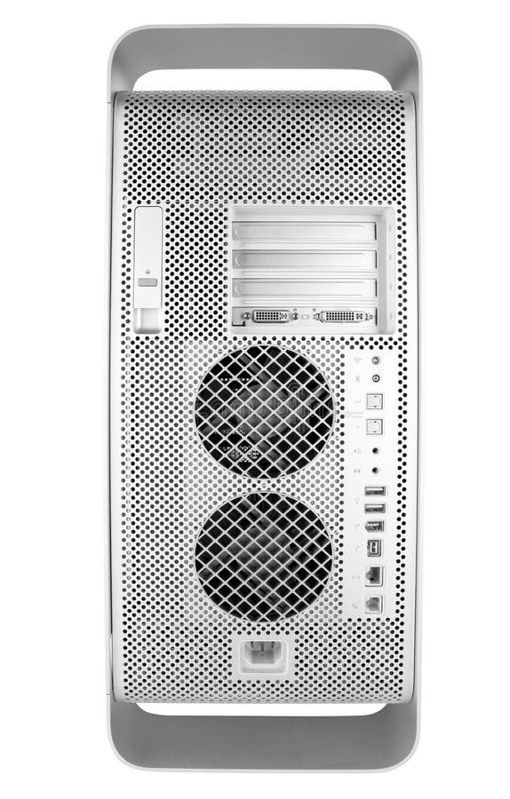 Back of Silver Computer stock image. Image of communication - 509339