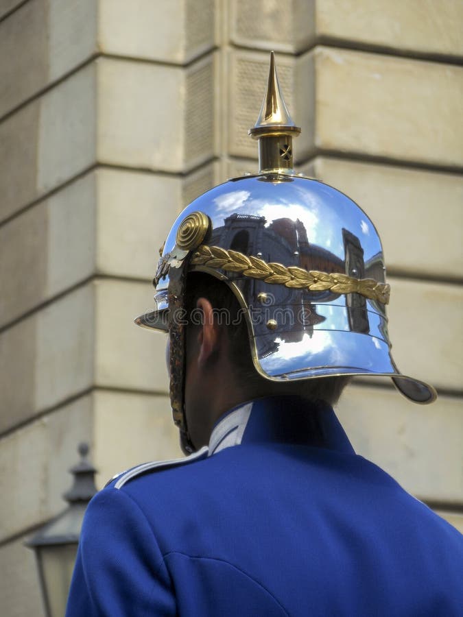 Back Soldiers Helmet at a Parade. Editorial Photography - Image of ...