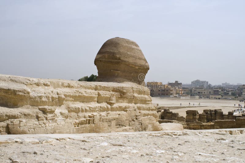 Back of the Sphinx head stock photo. Image of ancient - 5405232
