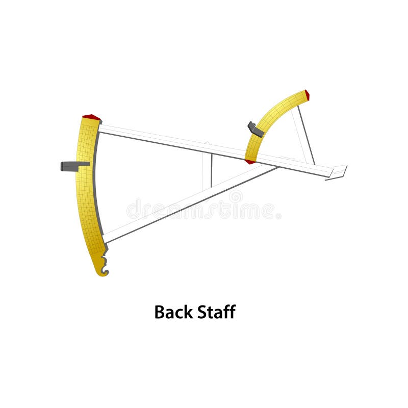 Back staff stock illustration. Illustration of simple - 80650258