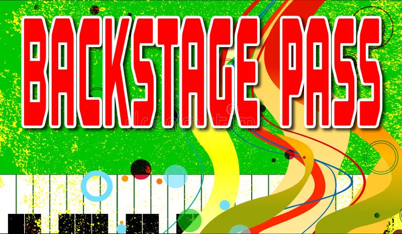 Backstage Pass Stock Illustrations – 779 Backstage Pass Stock ...