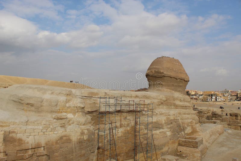 Sphinx Pyramid Egypt stock photo. Image of gizeh, history - 109644932