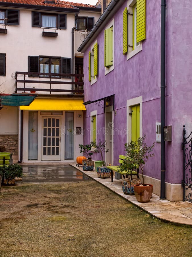 Back Street stock image. Image of outdoors, porec, residential - 13890149