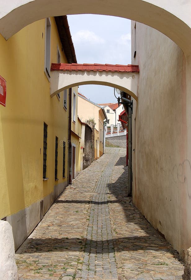Back-street stock image. Image of moravia, city, architecture - 2537727