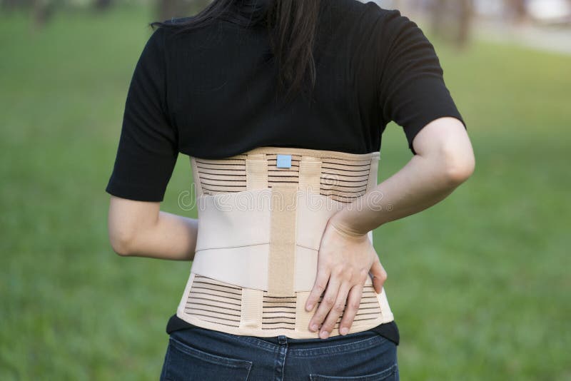 Back Support for Muscle Back Stock Image - Image of medical, correction ...