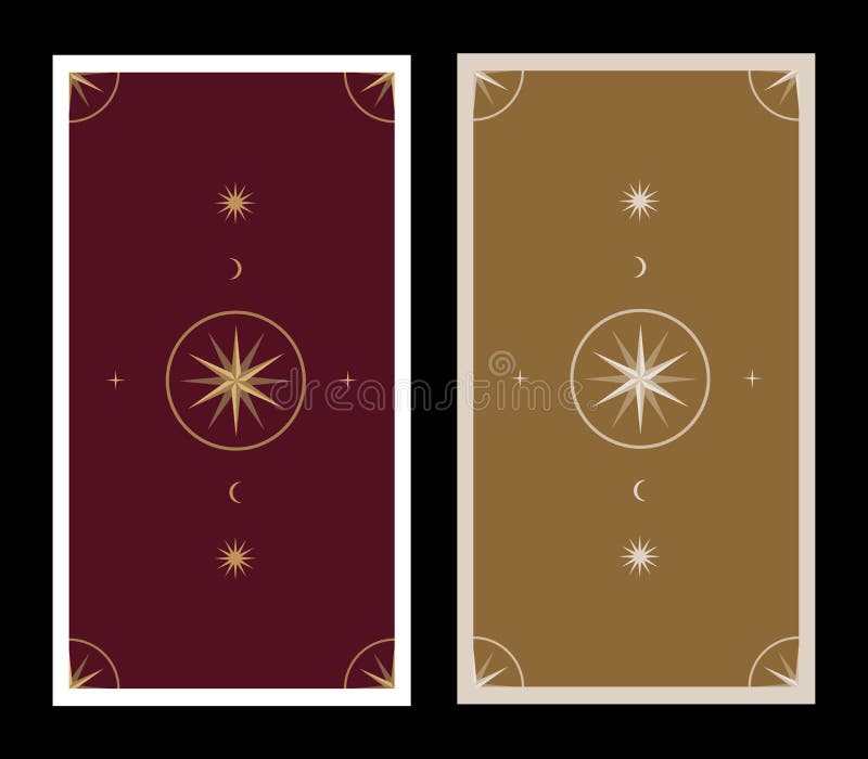 Tarot Card Back Moon Stock Illustrations – 83 Tarot Card Back Moon ...