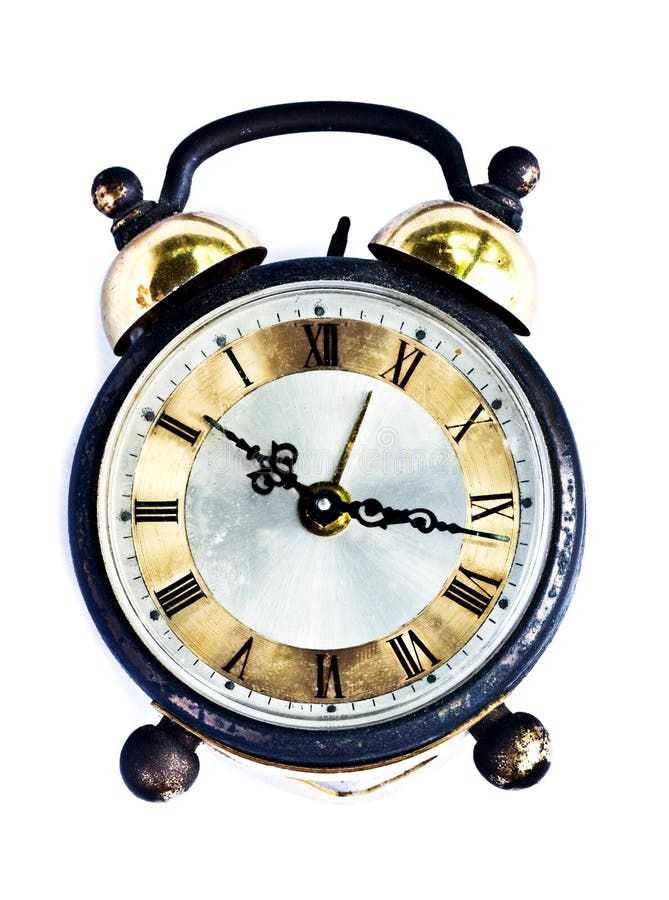 Back in time stock image. Image of bell, late, isolated - 16193845