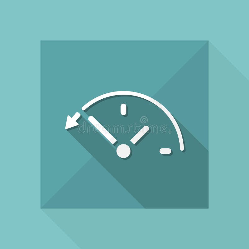 Back in Time Button - Vector Web Icon Stock Vector - Illustration of ...