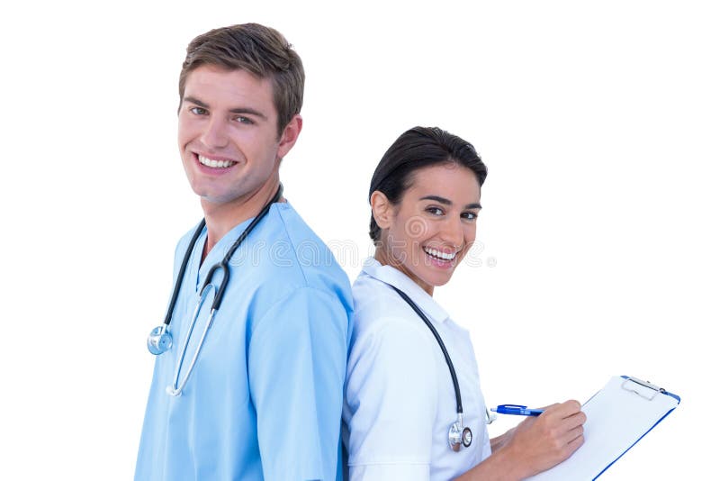 Nurses Standing Back To Stock Photos - Free & Royalty-Free Stock Photos ...