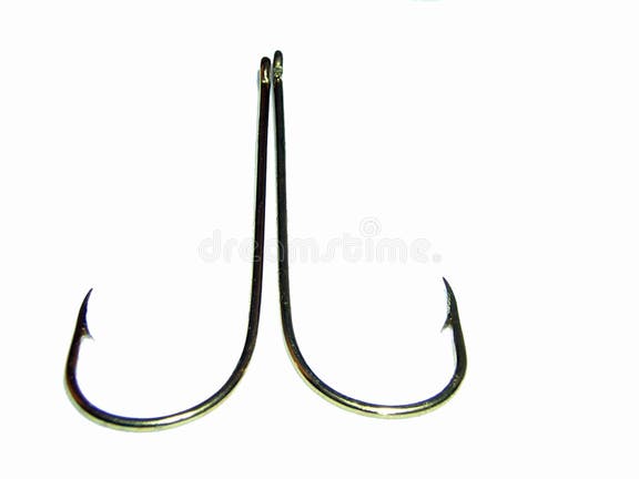 Back to back hooks stock image. Image of fish, sharp, catch - 97731