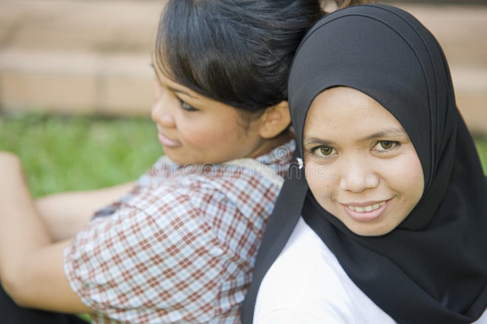 Back to back series 2 stock image. Image of girl, team - 10124161