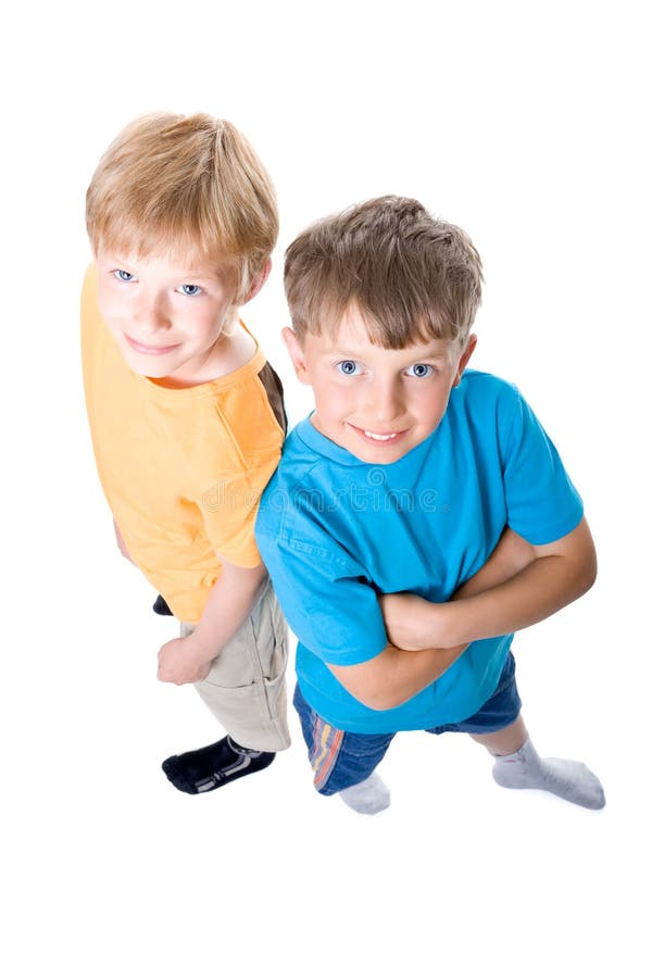 Back to back stock photo. Image of pretty, isolated, happy - 31591190