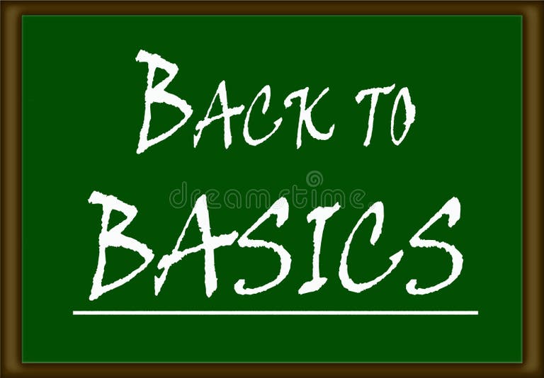 Back To Basics Stock Illustrations – 697 Back To Basics Stock ...