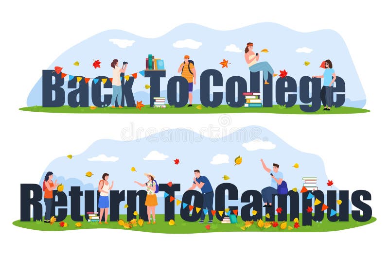 Welcome Back To Campus Stock Illustrations – 159 Welcome Back To Campus ...