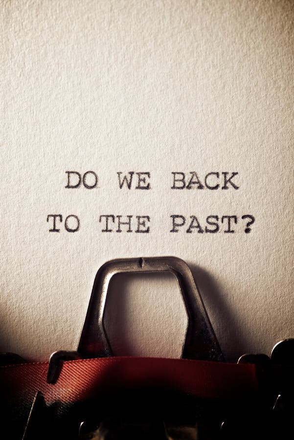 Back to the past stock photo. Image of metal, copy, oldfashioned ...