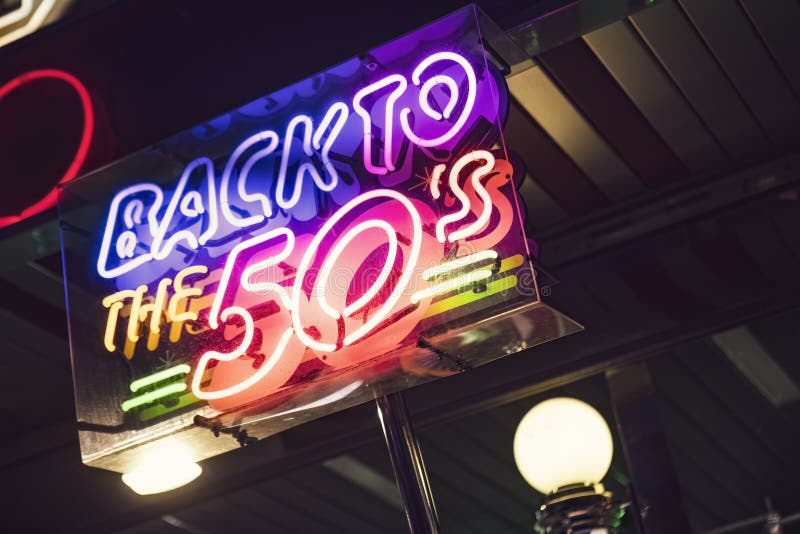 Back to the 50s stock image. Image of motel, gradient - 260174137